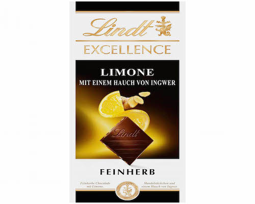 Lindt Excellence Lime-Ginger Tablet 100g | Natural German
