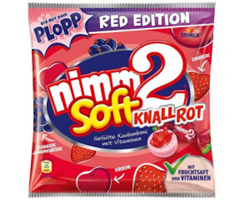 nimm2 Soft Bright Red 240g | Natural German