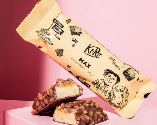 KoRo Max Protein Bar 60g | Natural German