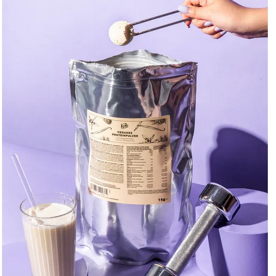 KoRo Vegan Protein Powder Vanilla 18 x 1kg | Natural German