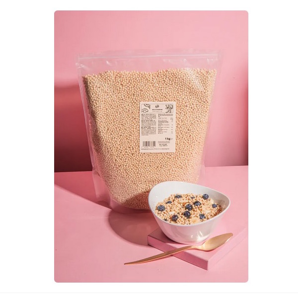 KoRo Soja Protein Crispies 60% 1kg | Natural German