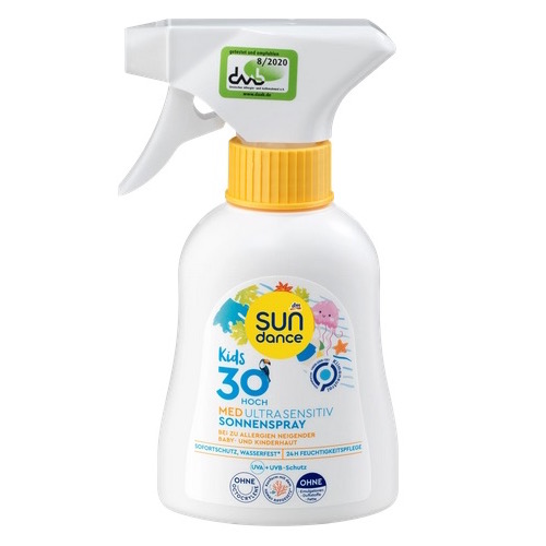 dm SUNdance Sonnenspray Kids MED Ultra Sensitiv LSF 30 200 ml | Natural ... dm SUNdance Sonnenspray Kids MED Ultra Sensitiv LSF 30 200 ml | Natural ...